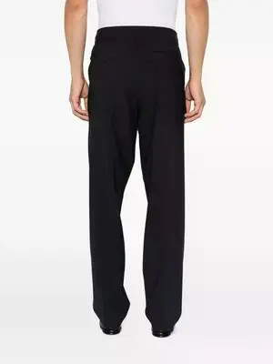 CELLAR DOOR Leo T Pleated Straight-leg Trousers