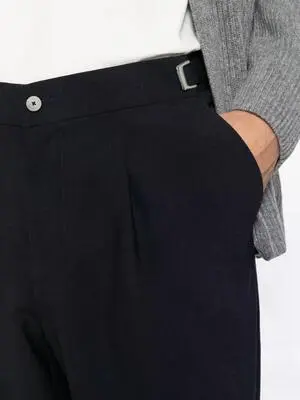 CELLAR DOOR Leo T Pleated Straight-leg Trousers