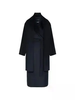 Max Mara Carisma Belted Coat - Blue