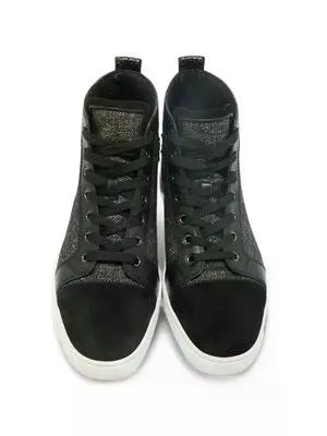 CHRISTIAN LOUBOUTIN Louis Orlato Python-embossed Sneakers