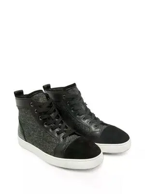CHRISTIAN LOUBOUTIN Louis Orlato Python-embossed Sneakers