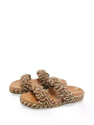 Valentino Garavani Rockstud Rope Sandals