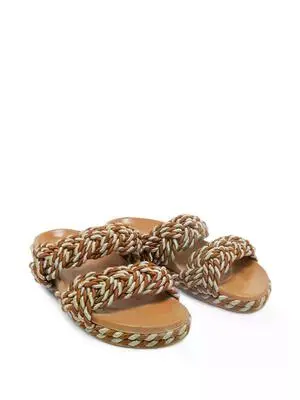 Valentino Garavani Rockstud Rope Sandals