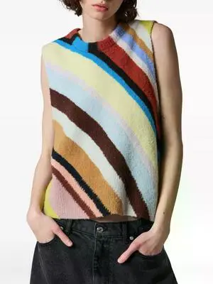 Paul Smith Swirl Knitted Tank Top