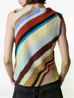 Paul Smith Swirl Knitted Tank Top