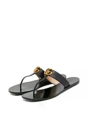 Gucci Double G Thong Flat Sandals