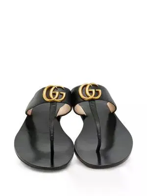 Gucci Double G Thong Flat Sandals