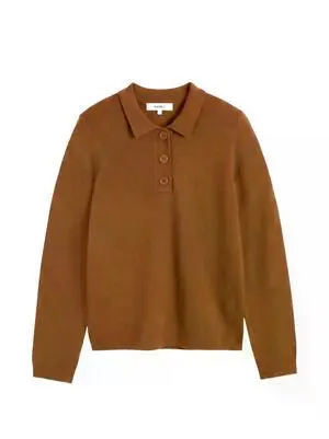 Chinti & Parker Polo Collar Sweater - Brown