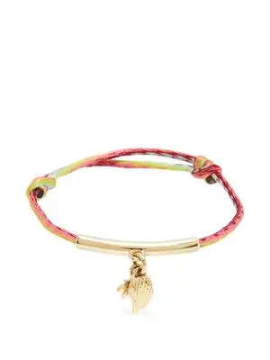 BVLGARI Serpenti Palm Tree Cord Bracelet - Gold