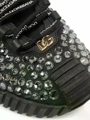 Dolce & Gabbana Crystal Embellished Sneakers