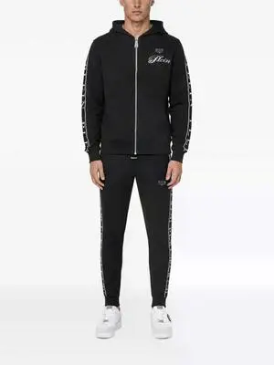 Philipp Plein Jogging Trousers Plein Tape - Black