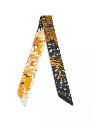 Hermès Sous Le Charme D'orphée Scarf - Black