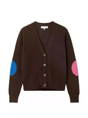 Chinti & Parker Elbow-patch Cardigan - Brown