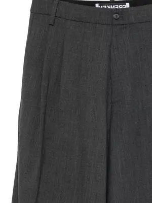 FRENKEN Pleated Wide-leg Trousers