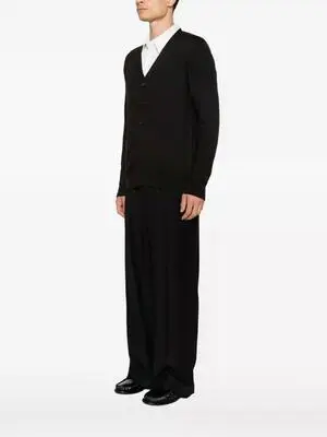 DIANA STUDIO V-neck Button-up Cardigan - Black