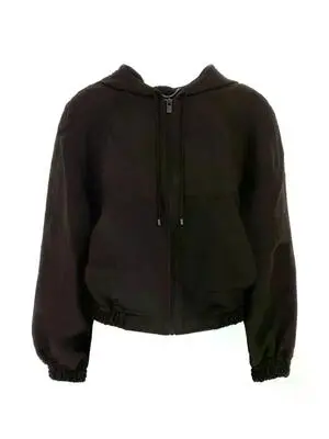 Magda Butrym Zip-up Drawstring Hoodie