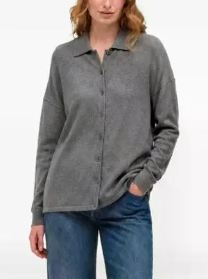Chinti & Parker Button-up Cardigan - Grey