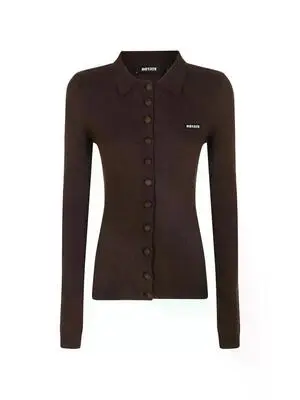 ROTATE BY BIRGER CHRISTENSEN Knitted Polo Top