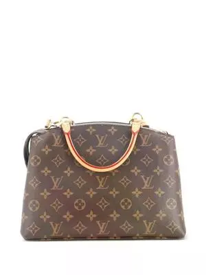 LOUIS VUITTON Petit Palais Monogram Canvas Satchel - Brown