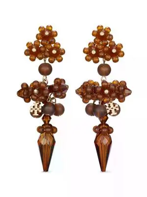 Tory Burch Curiosity Beaded Linear Earrings