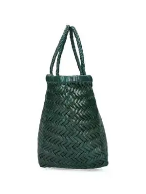 Dragon Diffusion Woven Leather Tote Bag