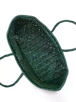 Dragon Diffusion Woven Leather Tote Bag