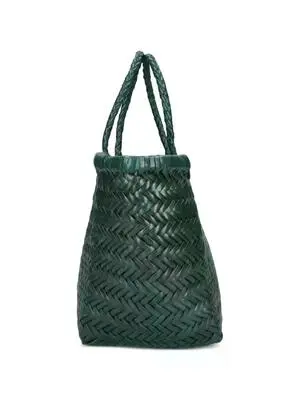 Dragon Diffusion Woven Leather Tote Bag