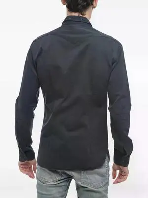 6167 STUDIO SHIRT Distressed-effect Long-sleeve Shirt