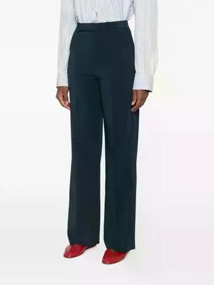 Patrizia Pepe Logo Plaque Straight-leg Trousers