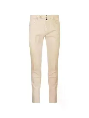 Incotex Logo-patch Trousers