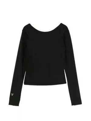 MACRON Scoop Back Blouse