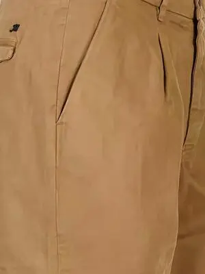 MASON'S Pleated Detail Turn-up Trousers
