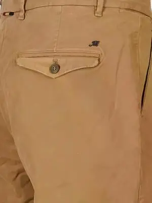 MASON'S Pleated Detail Turn-up Trousers