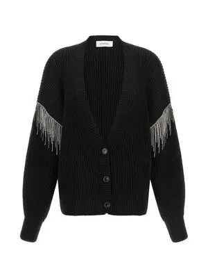 Sportmax Rhinestone-fringe Cardigan