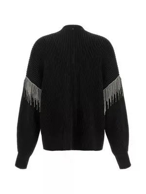 Sportmax Rhinestone-fringe Cardigan