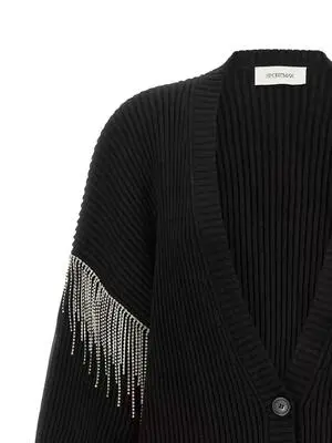 Sportmax Rhinestone-fringe Cardigan