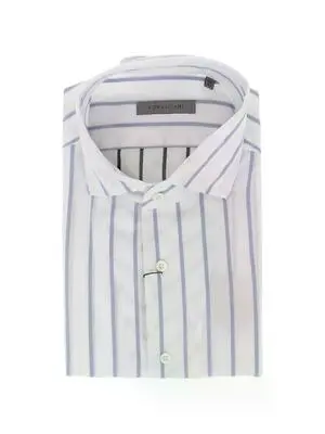 Corneliani Striped Cotton Shirt