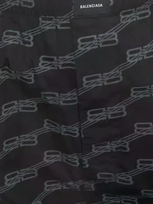 Balenciaga Bb-monogram Straight-leg Trousers