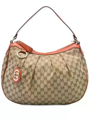 Gucci 2016-2026 Gg Canvas Sukey Shoulder Bag - Orange