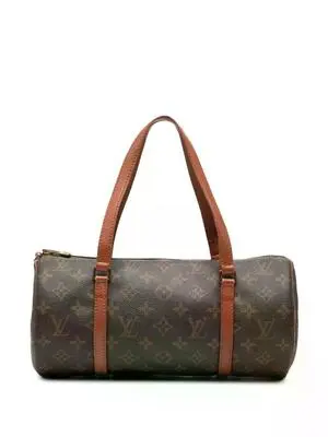 LOUIS VUITTON 1998 Monogram Papillon 30 Handbag - Brown