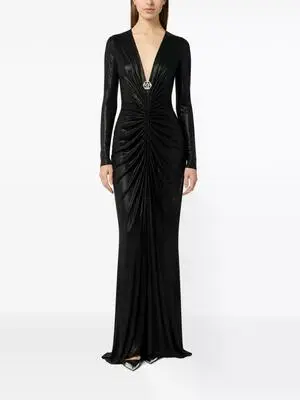 Philipp Plein Shiny Long Dress