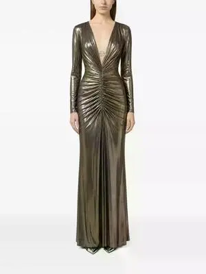 Philipp Plein Shiny Long Dress