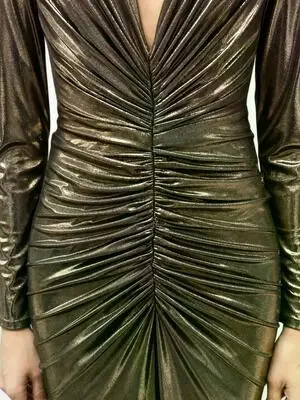 Philipp Plein Long Metallic Gown