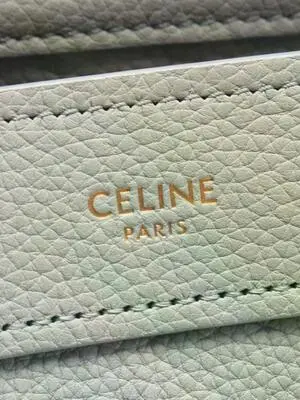 Celine 2020 Nano Leather Luggage Tote Satchel