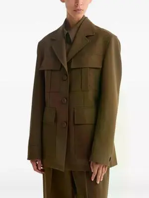 RÓHE Safari Button-up Wool Jacket