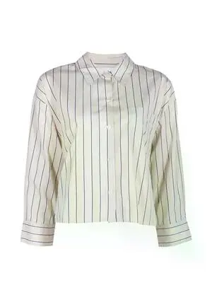 Citizens Of Humanity Petit Ami Striped Shirt - Neutrals