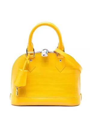 LOUIS VUITTON 2013 Epi Alma Bb Satchel - Yellow