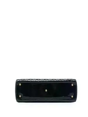 Dior 2013 Large Patent Cannage Lady Satchel