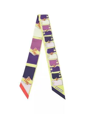 Hermès Camails Twilly Scarf - Yellow