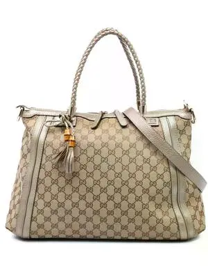 Gucci 2016-2026 Gg Canvas Bella Satchel - Gold
